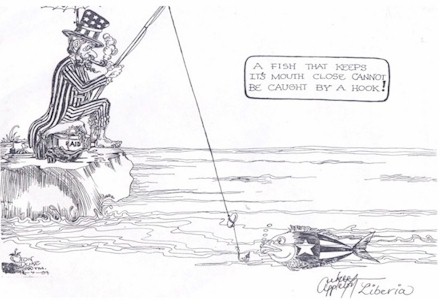 cartoons from Africa, Liberia, Nigeria, Egypt